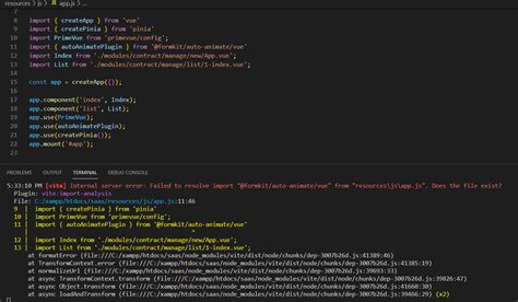 Internal Server Error Failed To Resolve Import Formkit Auto Animate