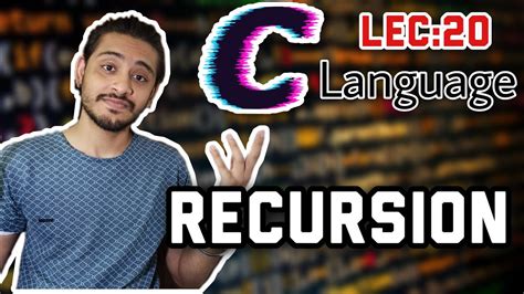recursion in c language recursive function c language tutorial for beginner in hindi lec