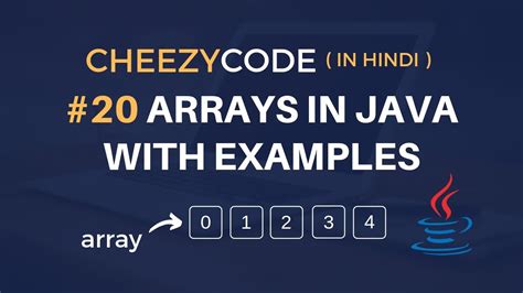 Arrays In Java D D Hindi Java Tutorial For Beginners Youtube