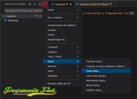 Cómo utilizar Git desde Visual Studio Code Programación Fácil Blog