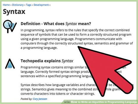 how to write an algorithm in programming language 15 steps