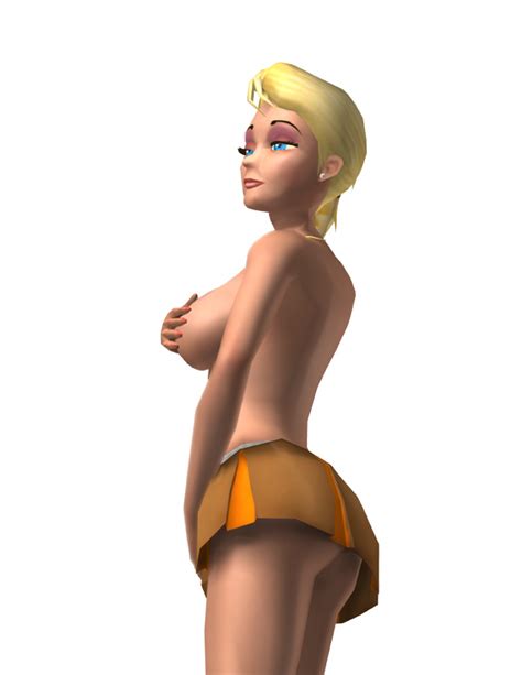 Rule 34 3d Ass Barbara Jo Bimbo Blonde Hair Blue Eyes Breasts Leisure Suit Larry No Bra Skirt
