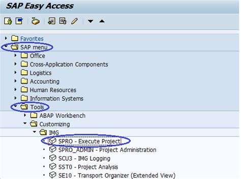 Menu Path Img Sap Spro Sap Project Reference Object