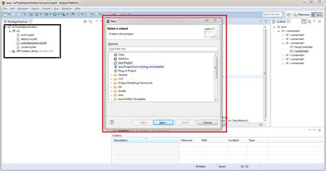 java how to add project to create project wizard in eclipse stack overflow