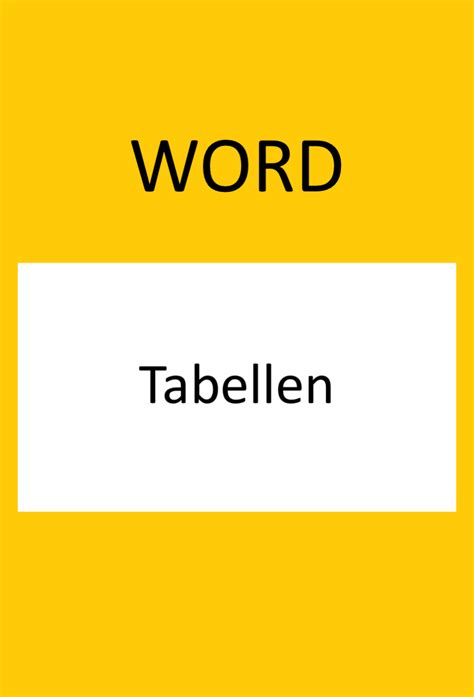 Eine Word Tabelle Erstellen Und Formatieren Artofit