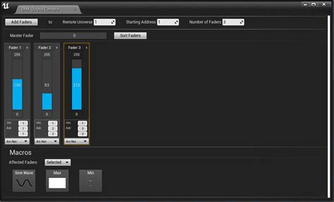 DMX Editor Button Unreal Engine Documentation