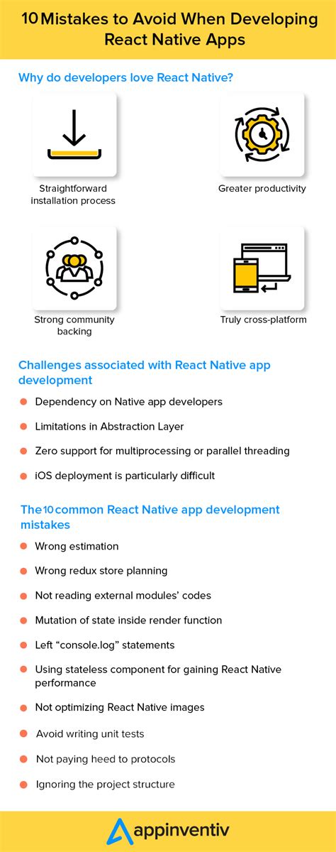 10 Mistakes To Avoid When Developing React Native Apps