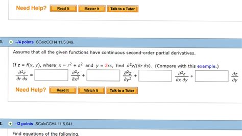 solved assume that all the given functions have continuous