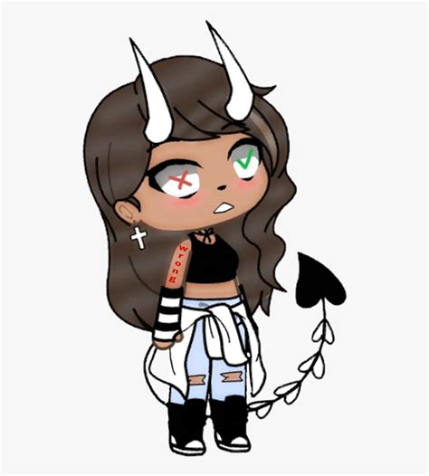 Anime Drawings Gacha Life Characters Bad Girl Gacha Studio HD Phone
