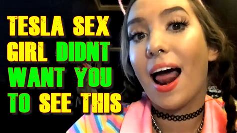 Sex In A Tesla Girl Bailey Base Gets Distracted Driving Psa Leaked Youtube