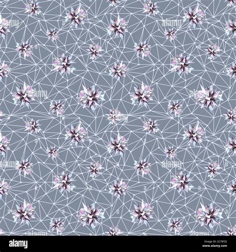 Abstract Geometric Triangle Seamless Pattern Stock Vector Image Art