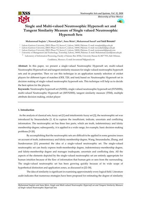 pdf single and multi valued neutrosophic hypersoft set and dokumen tips