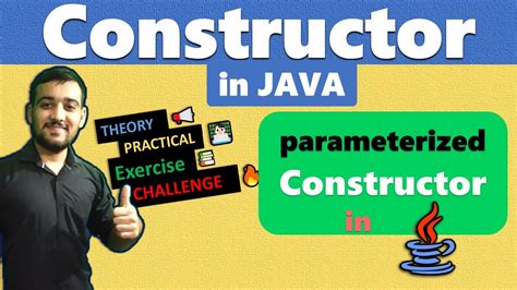 parameterized constructor in java with example program youtube