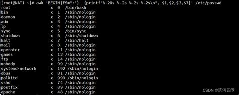 【linux】文本处理三剑客之awk命令语法 内置变量 awk变量 lkstart～的博客 csdn博客