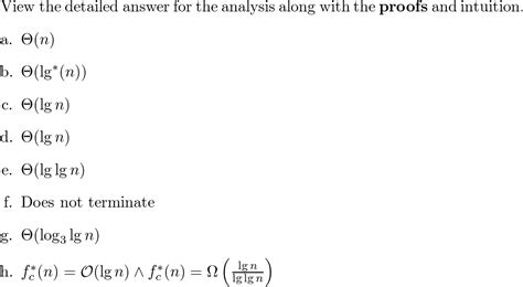 introduction to algorithms 9780262033848 exercise 6a quizlet
