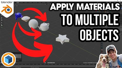 How To Apply Materials To MULTIPLE OBJECTS At Once In Blender YouTube