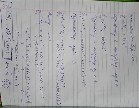 summation of r 3 × ncr from 0 to n edurev jee question