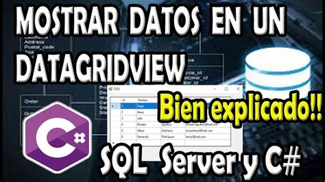 como utilizar el datagridview para mostrar datos de u