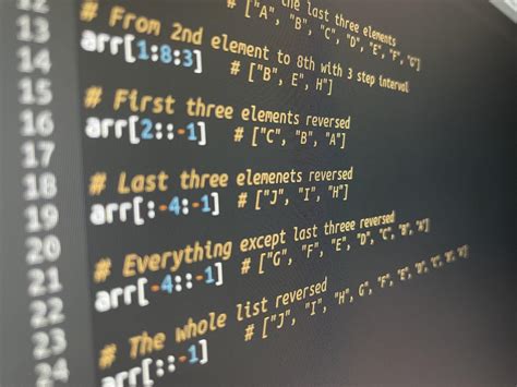 python slice notation quick explanation codingem