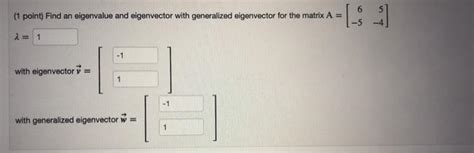 solved 1 point the matrix 12 2 2 a 2 2 2 2 2 2 has two