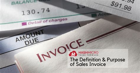 The Definition And Purpose Of Sales Invoice HashMicro Blog