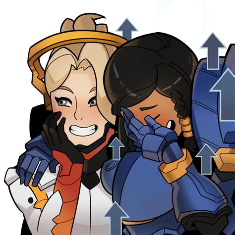 Overwatch Mercy And Pharah By Splashbrush On Deviantart