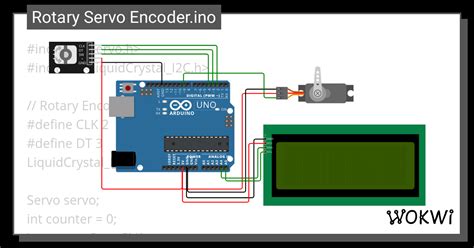 Rotary Servo O Wokwi Esp32 Stm32 Arduino Simulator