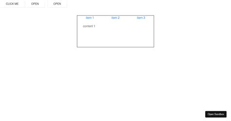 UIKit JQuery Tabs Codesandbox