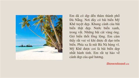 Tập làm văn lớp 3 Viết đoạn văn nêu tình cảm cảm xúc về một cảnh vật