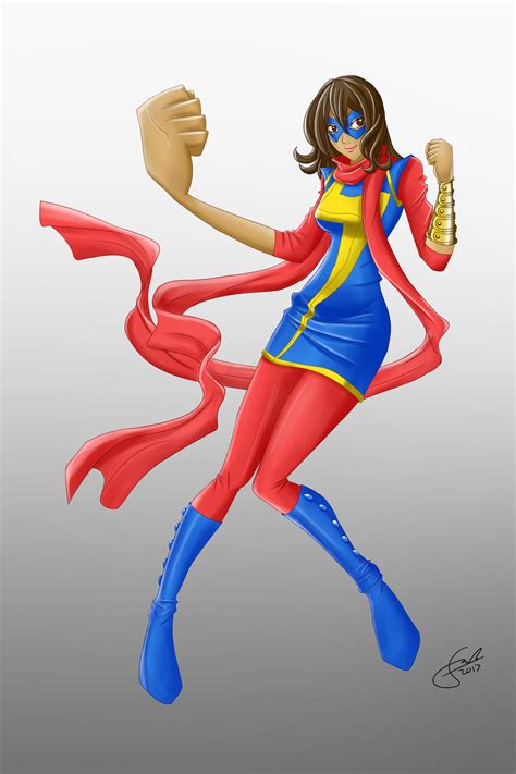 Ms Marvel Kamala Khan By Myouzero On Deviantart