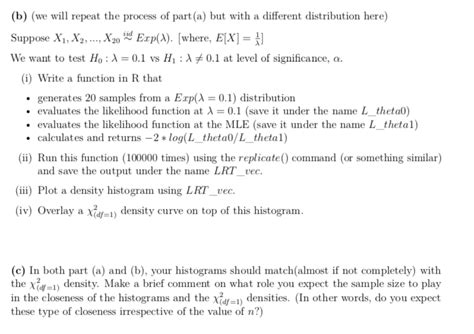 solved question 5 3 points likelihood ratio test has the