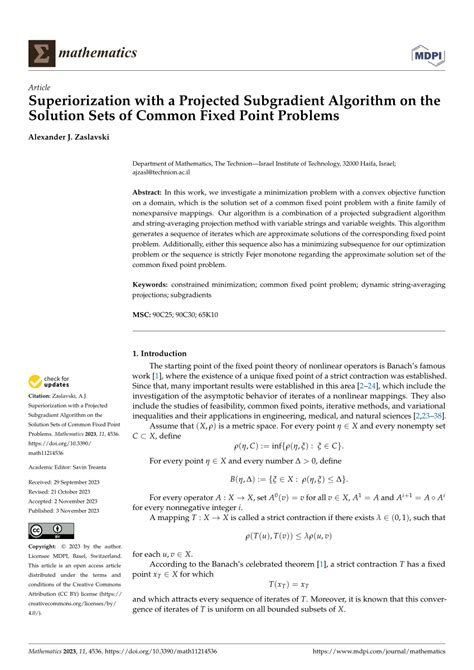 pdf superiorization with a projected subgradient algorithm on the solution sets of common