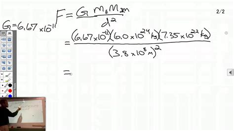 How To Calculate Force Exerted By Earth On Moon Haiper
