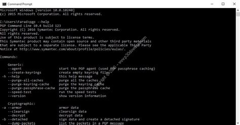 دانلود symantec pgp command line v10 4 2 16 x86 x64 نرم افزار رمزگذا