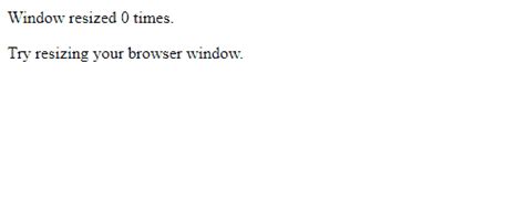 Cross Browser Window Resize Event Using JavaScript JQuery GeeksforGeeks