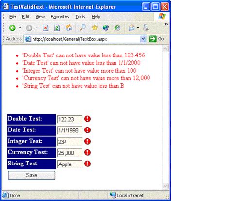 Self Validating Text Box 2 CodeProject