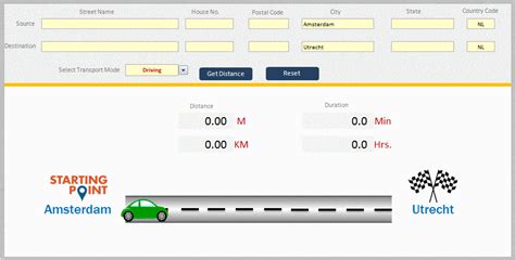 distance calculator in excel vba [revised] let s excel in excel