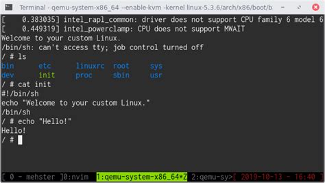 Build A Linux Kernel Running Only A Go Binary