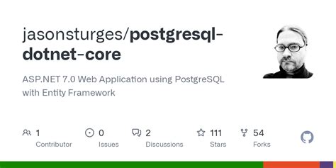 GitHub Jasonsturges Postgresql Dotnet Core ASP NET Core 3 1 Web