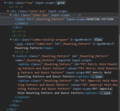 c why is there a gap between my select and options tags in blazor stack overflow