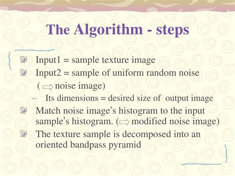 ppt pyramid based texture analysis synthesis powerpoint presentation id 5686964