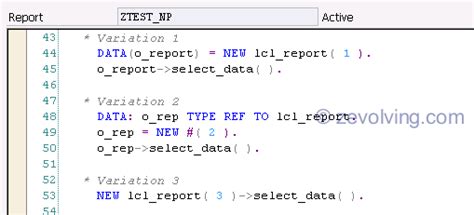 abap 740 new operator to instantiate the objects abap help blog