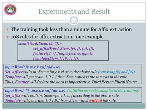learning morphological rules for amharic verbs using inductive logic programming