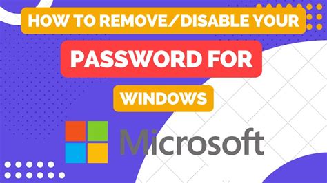 How To Remove Password From Windows 8 10 11 How To Disable Windows