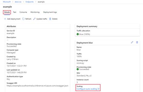 autoscale online endpoints azure machine learning microsoft learn