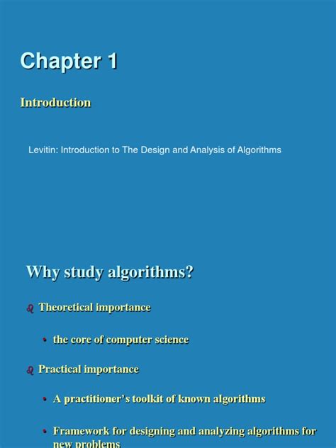 levitin introduction to the design and analysis of algorithms pdf algorithms vertex
