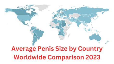 Average Penis Size By Country Worldwide Comparison 2023 Youtube