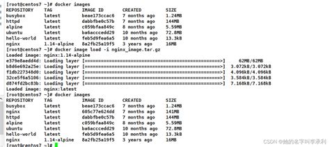 docker基础命令操作 镜像操作 csdn博客