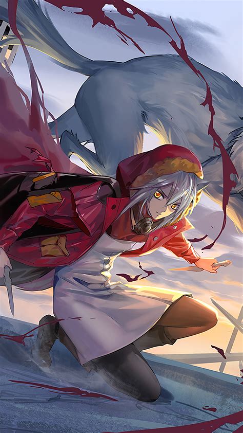 Projekt Red Wolves Arknights Anime Girl 4k Hd Phone Wallpaper Rare Gallery