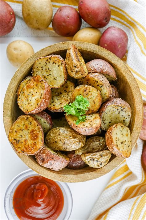 Air Fryer Roasted Potatoes Tphealth